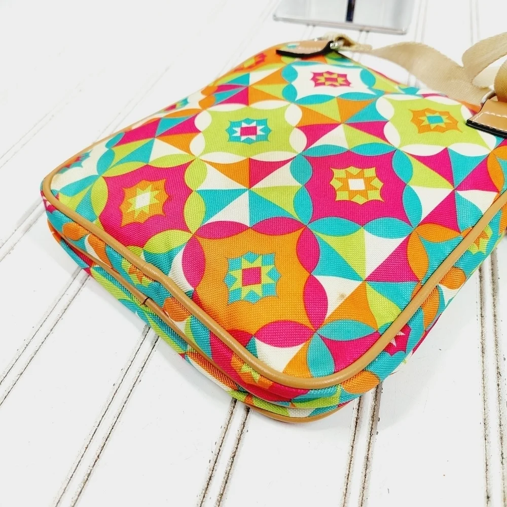 Lily Bloom | Bags | Lily Bloom Crossbody Purse Quinn Geometric Bright ...